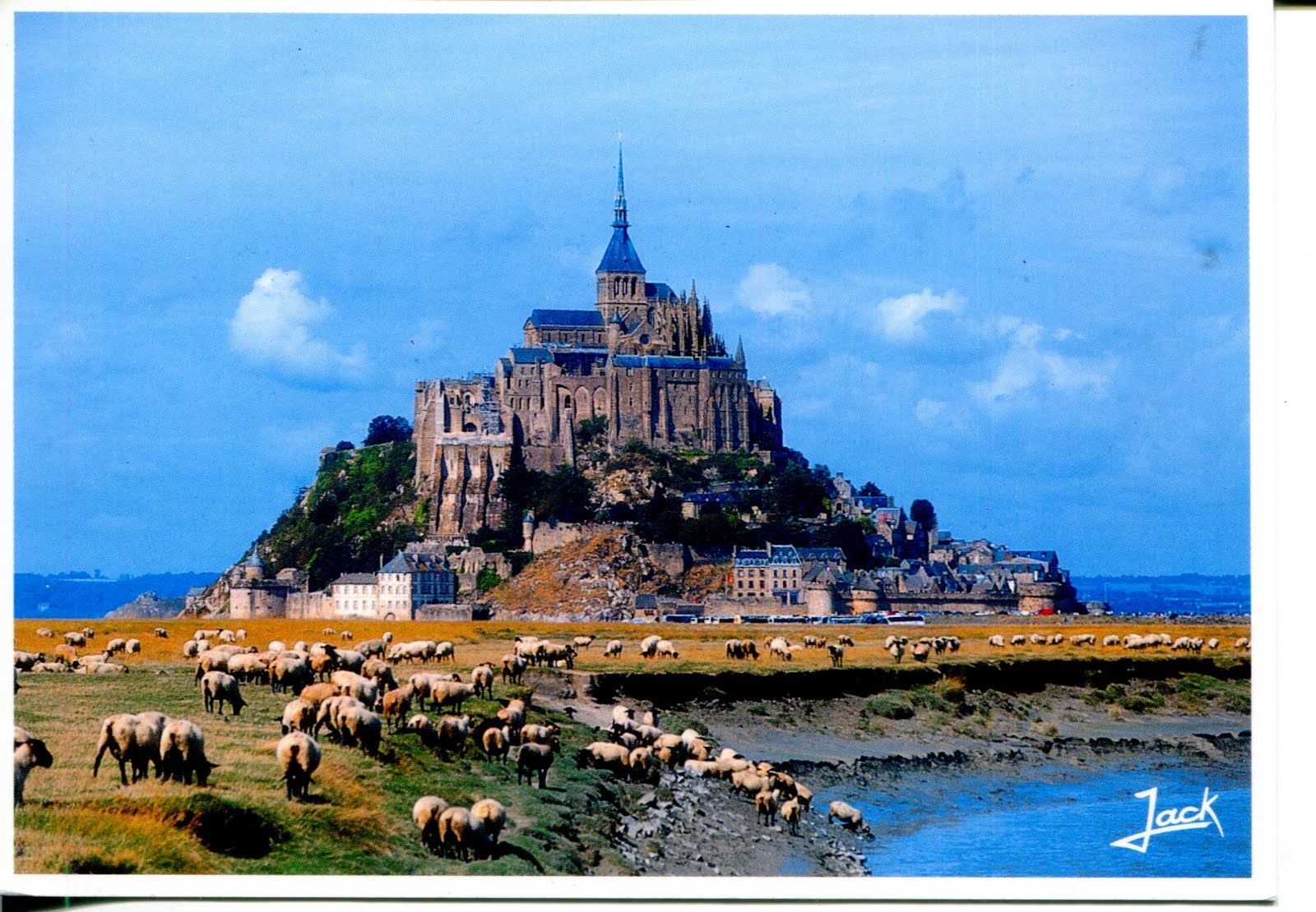 collect ROC: French Postcard: Le Mont Saint Michel, Thanks Stephane