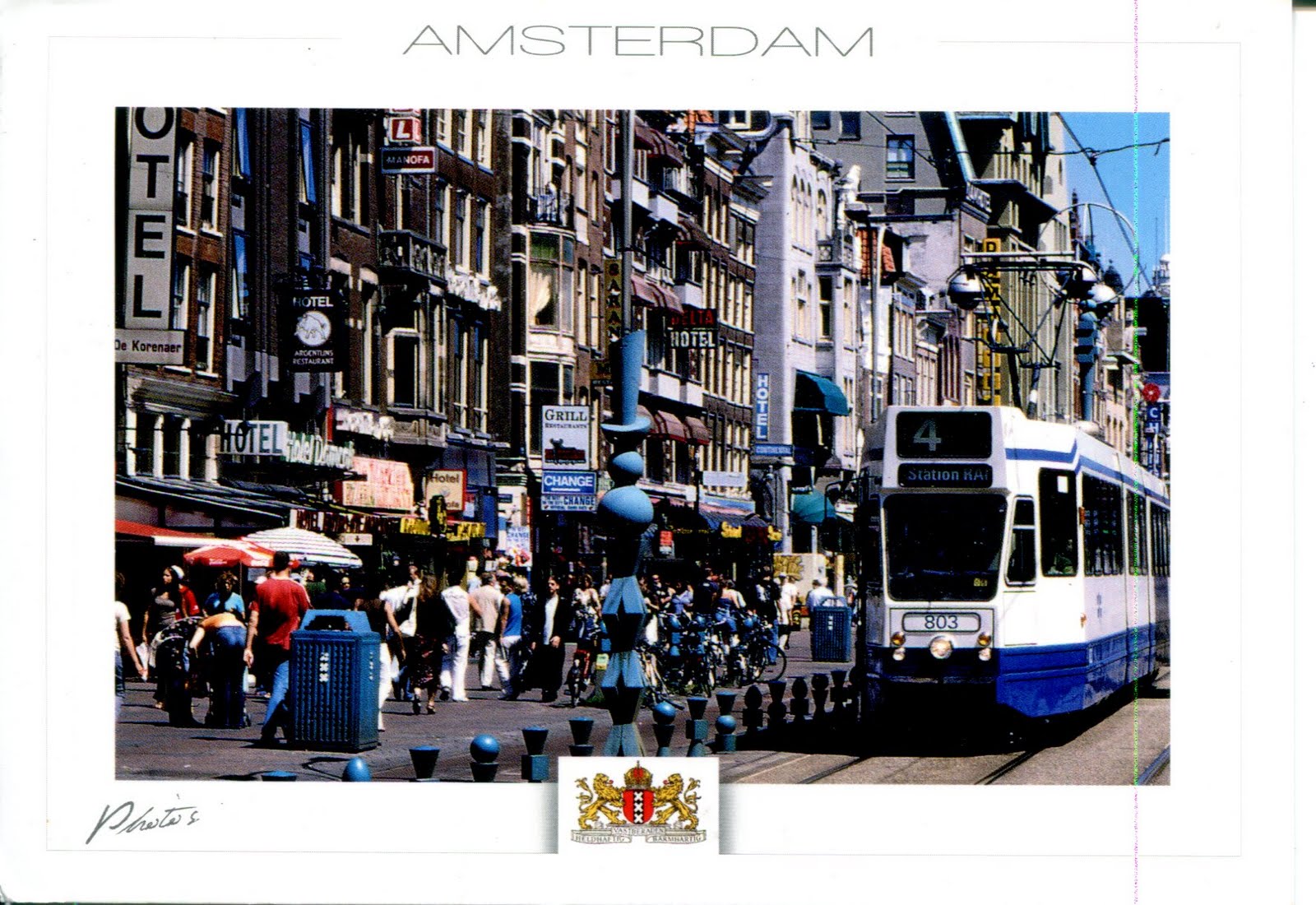 collect ROC: Netherlands Postcard: Amsterdam
