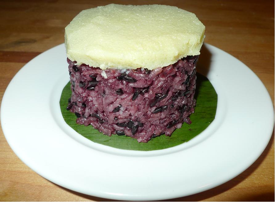 Amporn's Thai Kitchen: Thai Black Sticky Rice Custard.