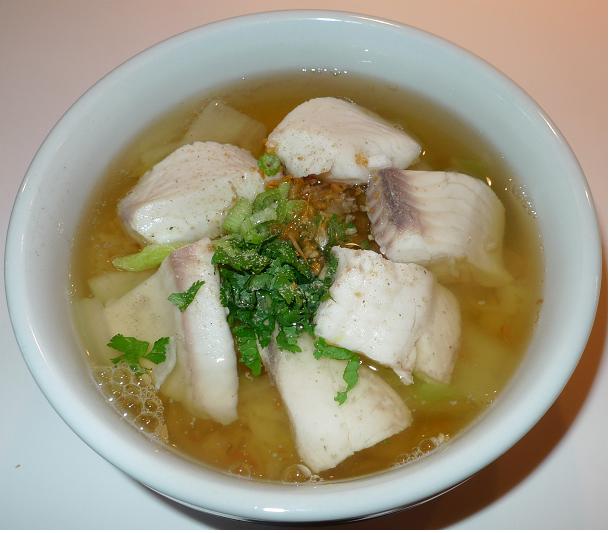 Amporn's Thai Kitchen: Thai Rice Soup with Tilapia