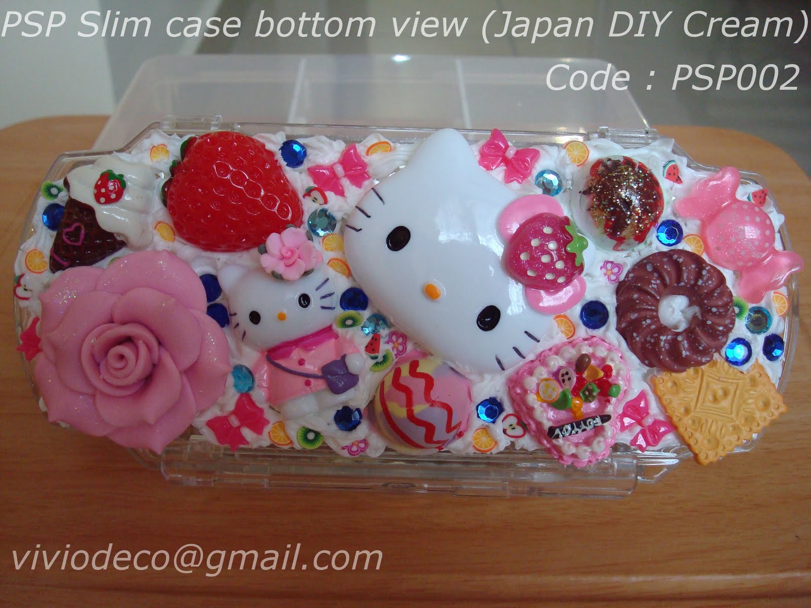 Viviodeco: PSP Slim Case with new cream design (PSP002)