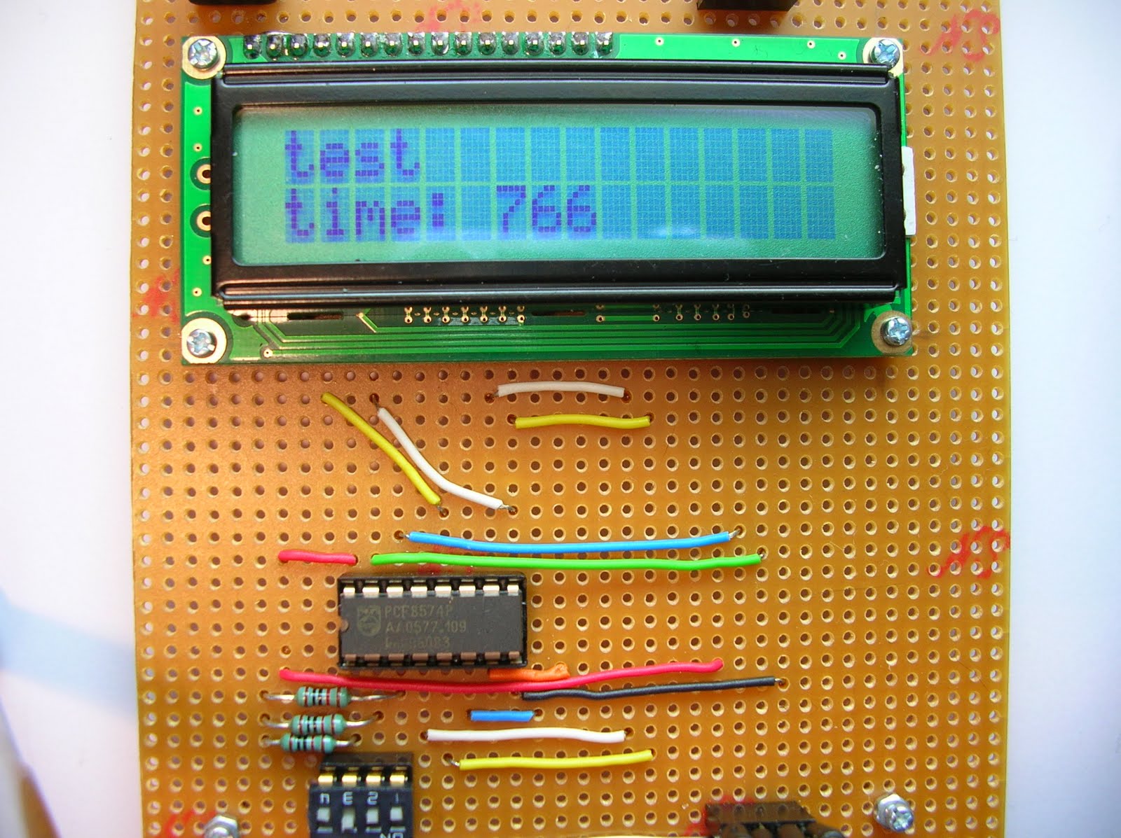 I2C LCD board