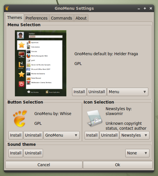 GnoMenu - An Incredible Menu Application For Ubuntu Gnome