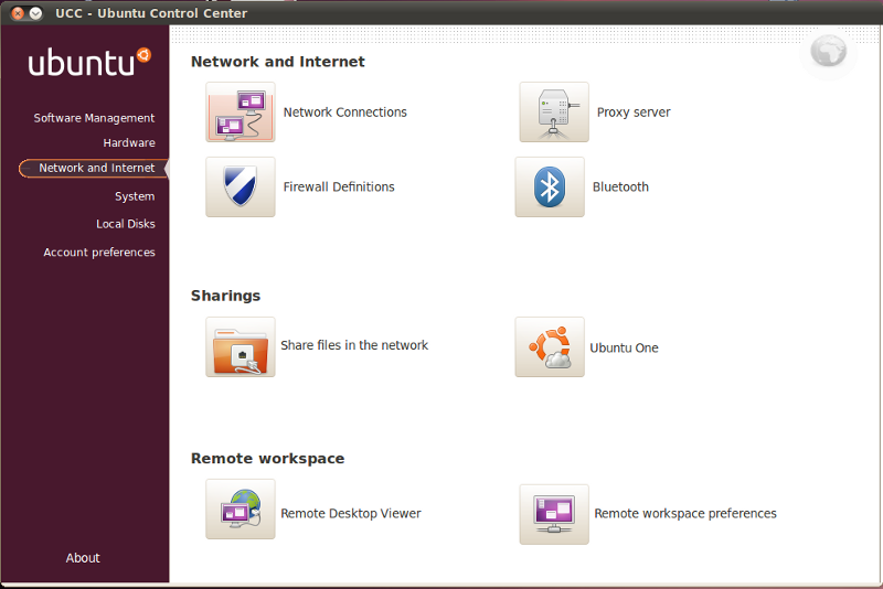 How About Something Similar to Ubuntu Control Center in Default Ubuntu?
