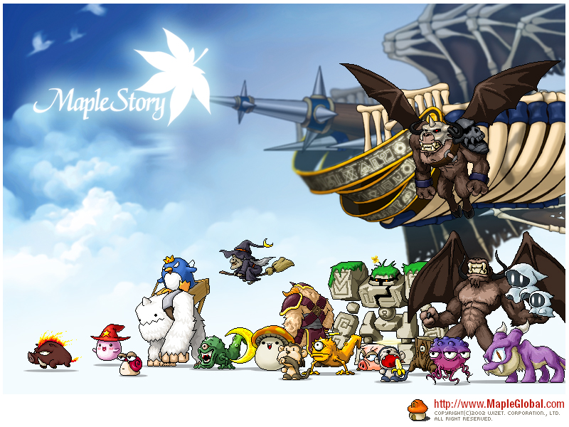 Maplestory, un gioco Free manga Fantastico