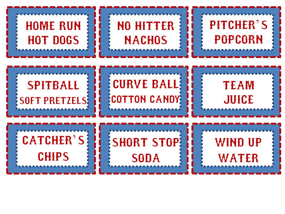 Grins and Giggles Designs: Baseball Party!!