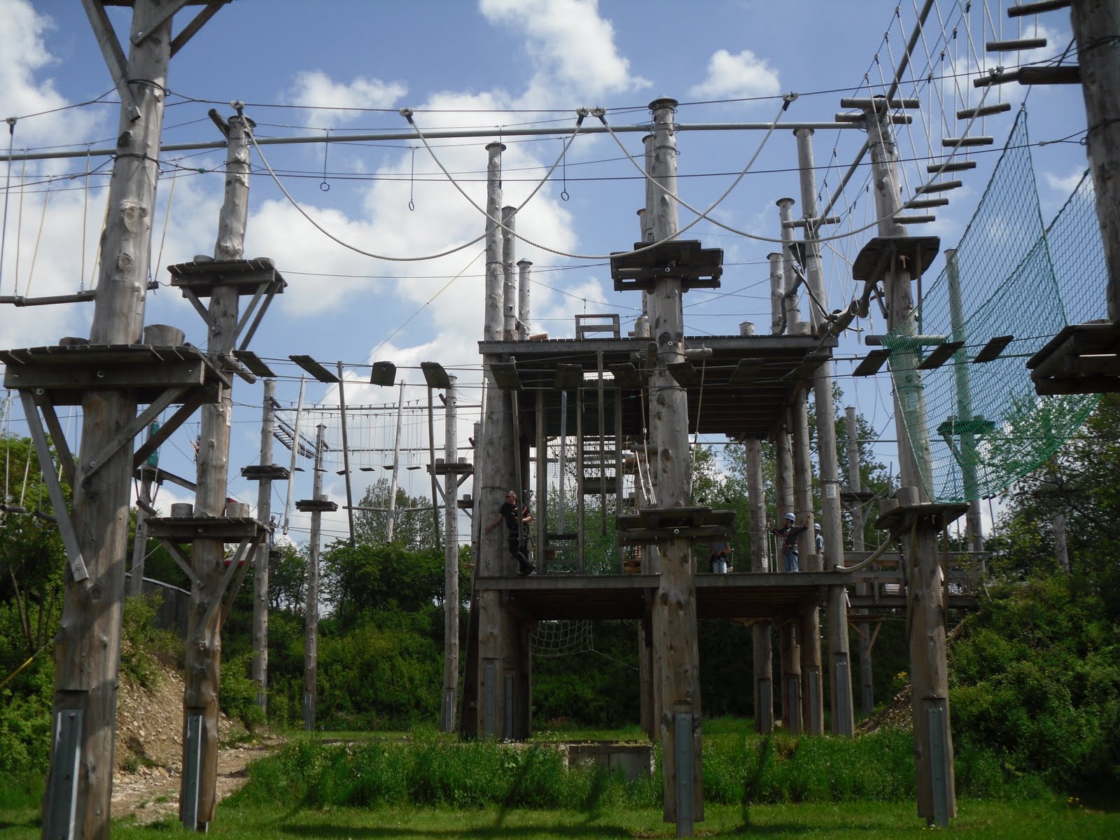 Culinary Adventures in Europe: High Ropes Course in Nagold,Germany