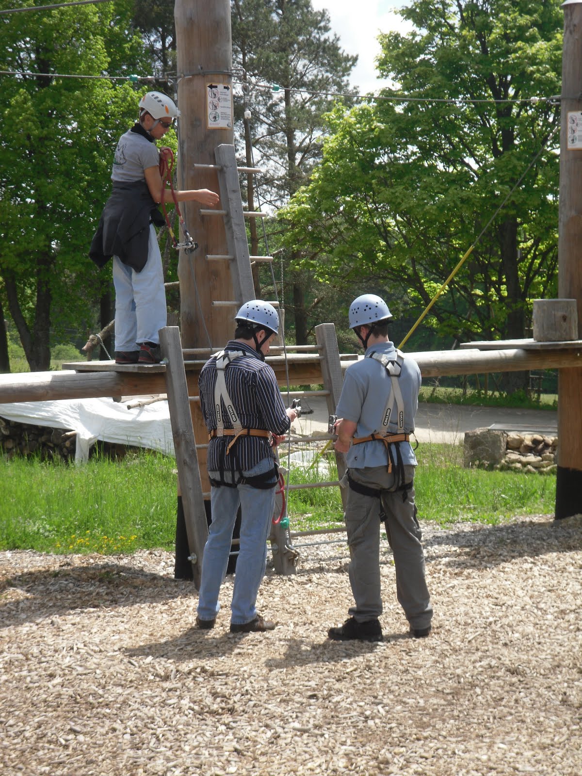 Culinary Adventures in Europe: High Ropes Course in Nagold,Germany