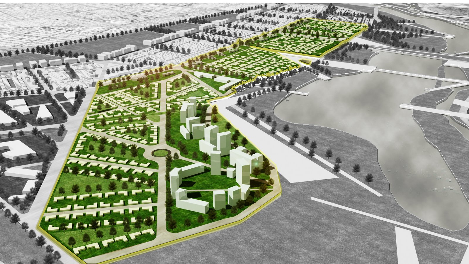 Virtual Studio: Renders Diseño Urbano Finnis Terrae