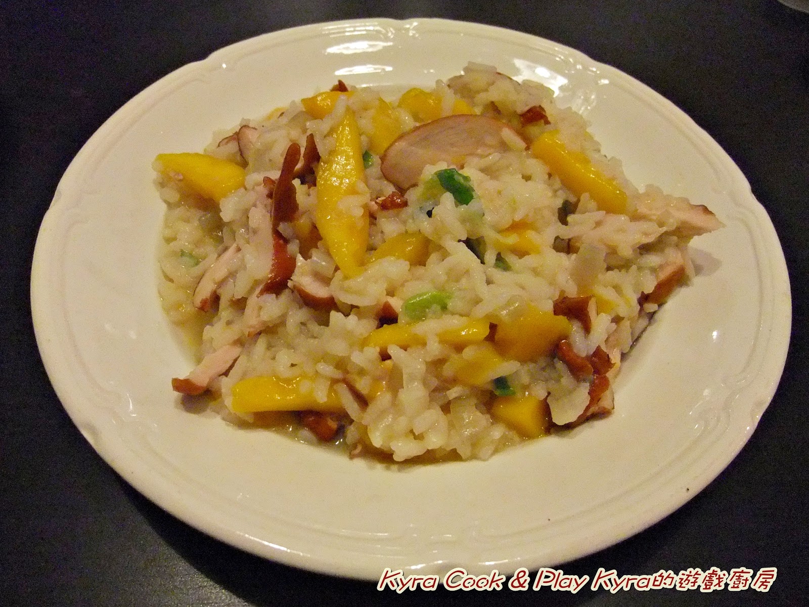 Kyra Cook & Play: Mango Smoked Chicken Risotto, 芒果燻雞燉飯