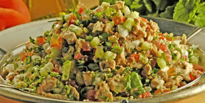 Receitas lá diva!!!: tabule de frango!!!eu amo!!!