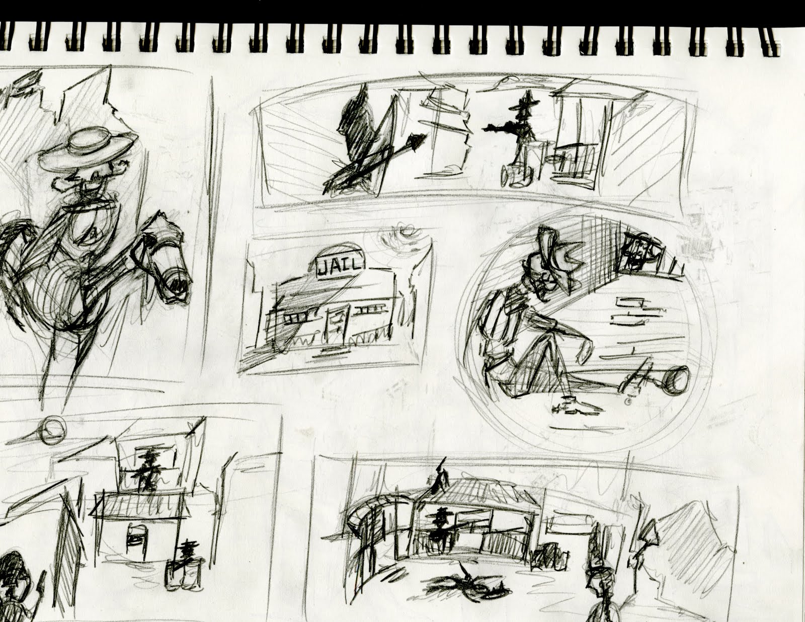 Matt Taylor's Drawings: More Shootout Drawings...