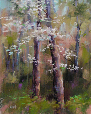Painting My World: Signs of Spring 8x10 pastel