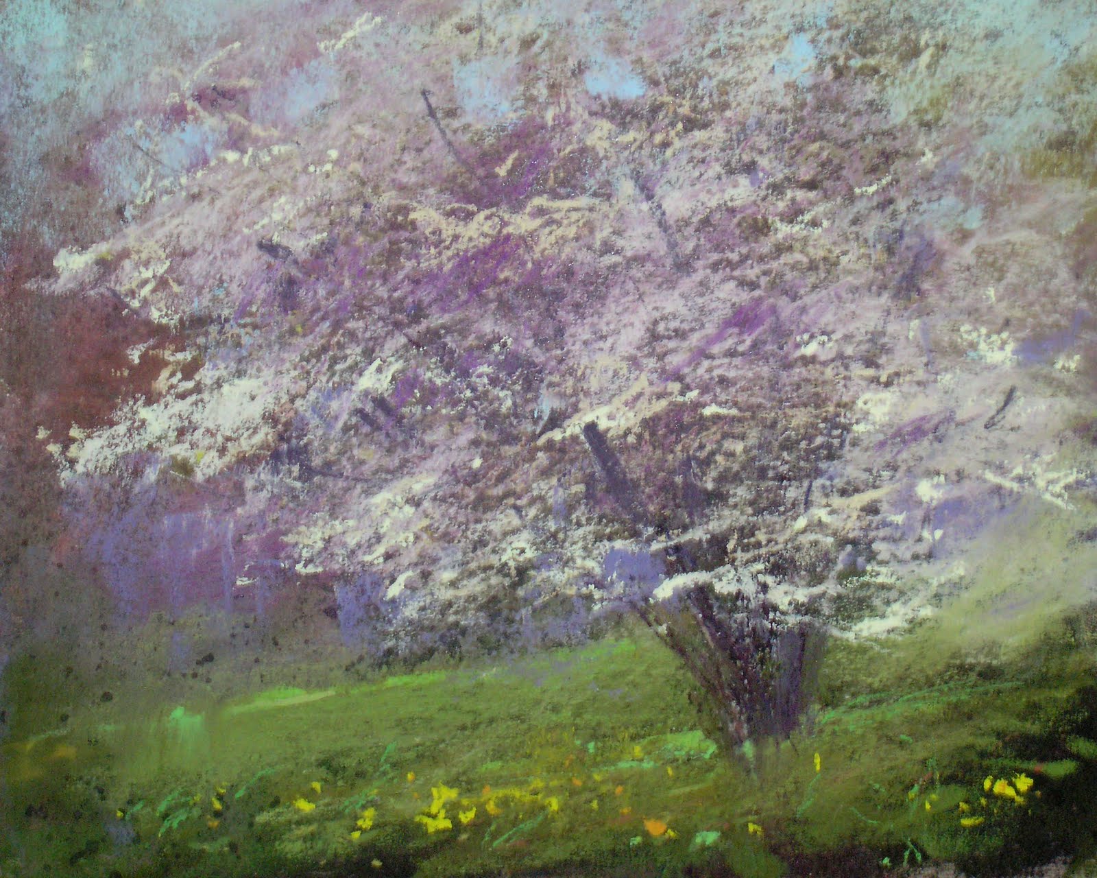 Paintings Of Trees In Spring