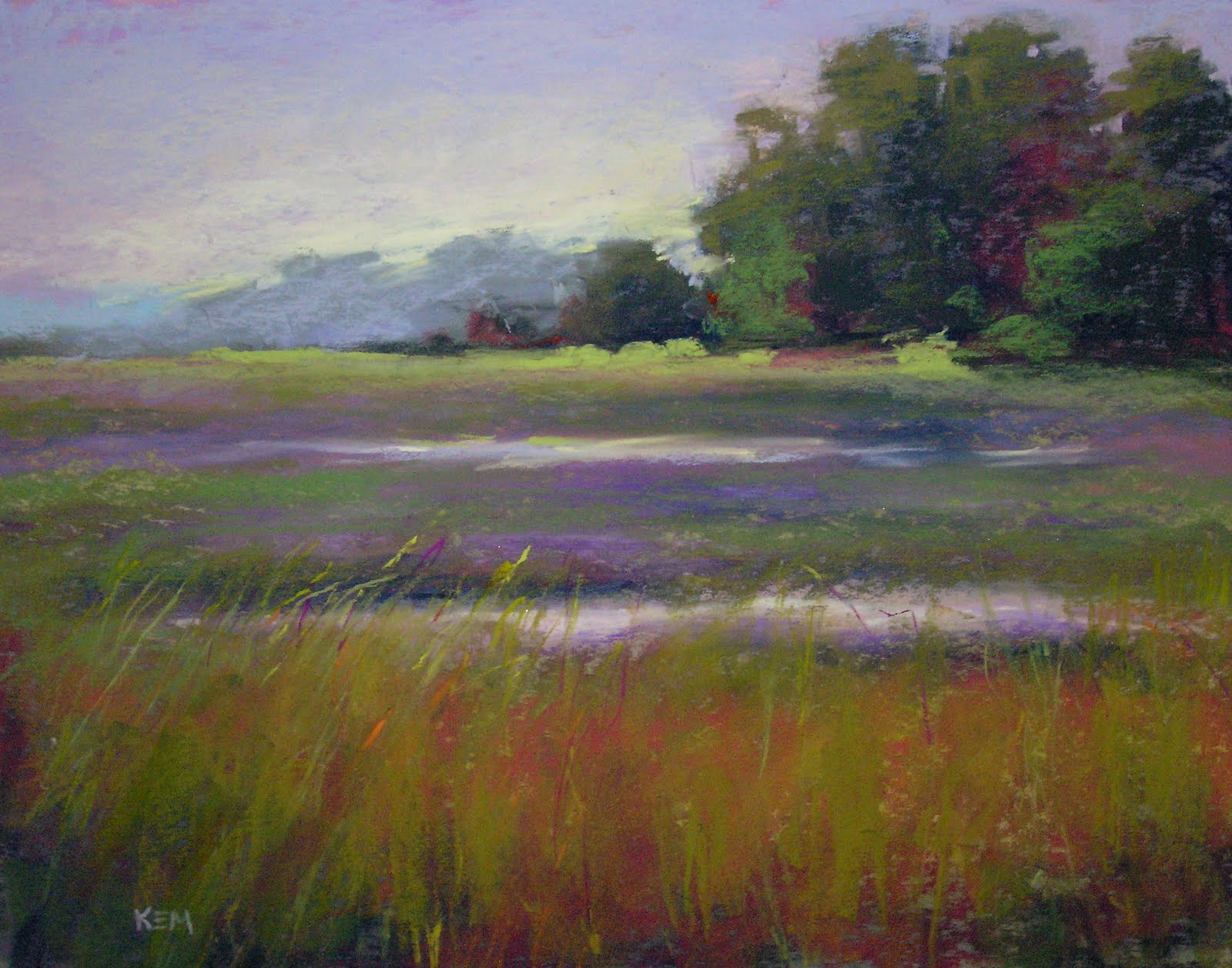 Painting My World: Lowcountry Marsh Pastel 11x14