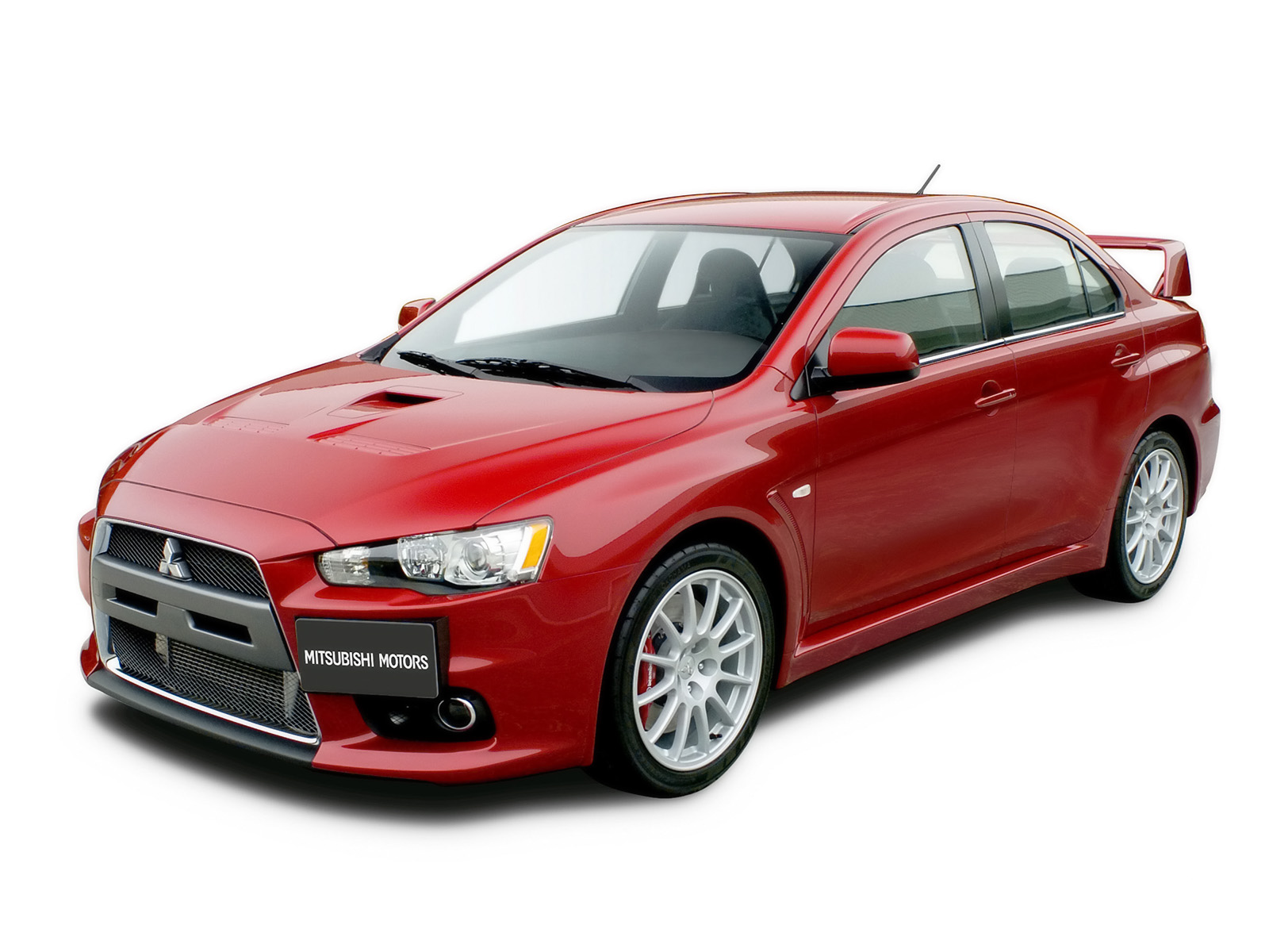 sport and car view: Mitsubishi Evo X
