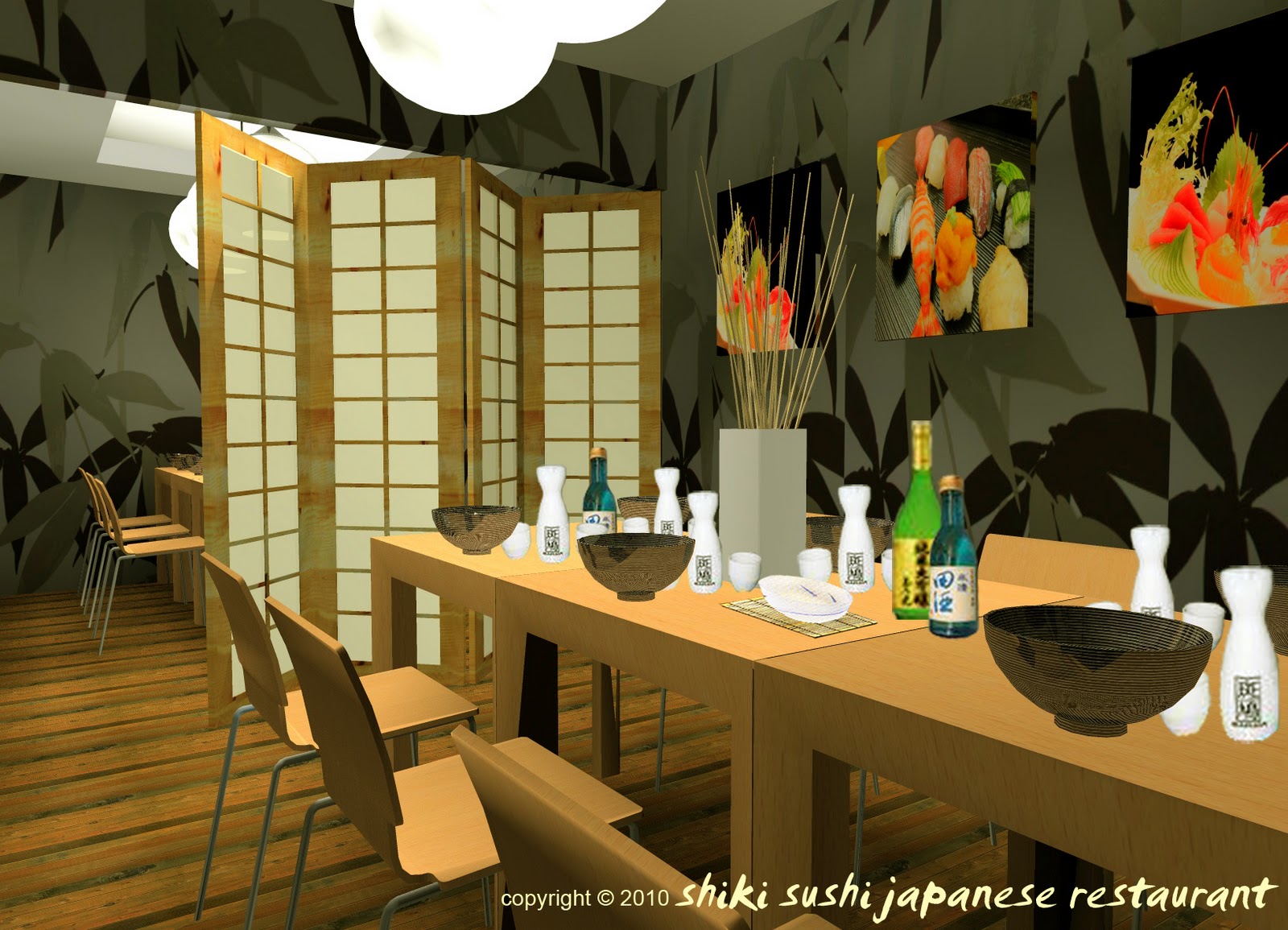 image interior design: shiki sushi japanese restautant@miri, sarawak