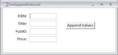 Action Queries: Append Query – Roger's Access Blog
