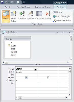 Action Queries: Delete Query – Roger's Access Blog