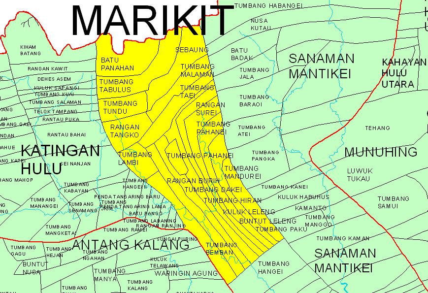 Business Map: Propinsi Kalteng, Kabupaten Katingan