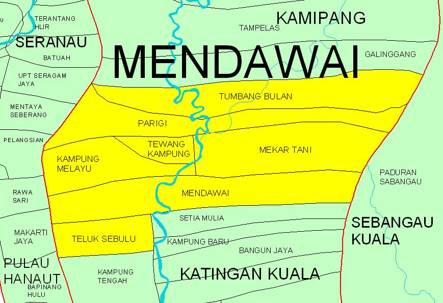 Business Map: Propinsi Kalteng, Kabupaten Katingan