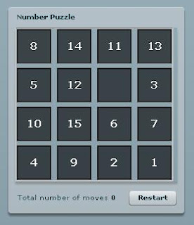 Flex / Air / Flash Creation: Flex 3: Number Slider Puzzle Game Using ...