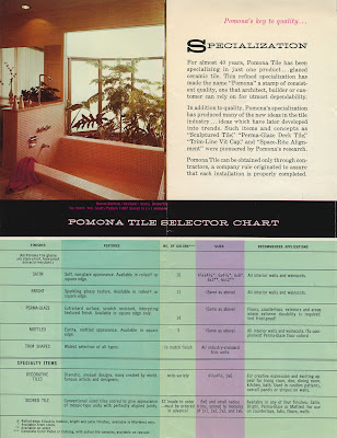 The Designer's Notebook: Pomona Tile Brochure (tile week )