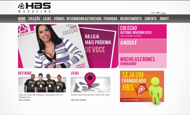 Treze: HBS - Site Outono / Inverno 2010