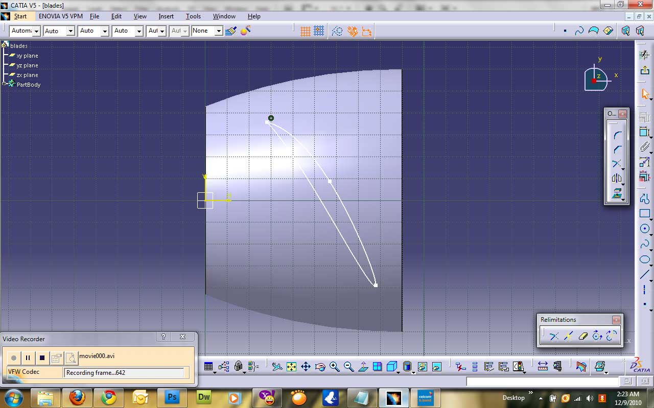 Modeling Fan or Propeller Blades - CATIA V5 Tutorial
