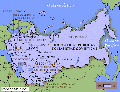 LA REVOLUCION RUSA: Mapa: Resultado Revoluciòn Rusa