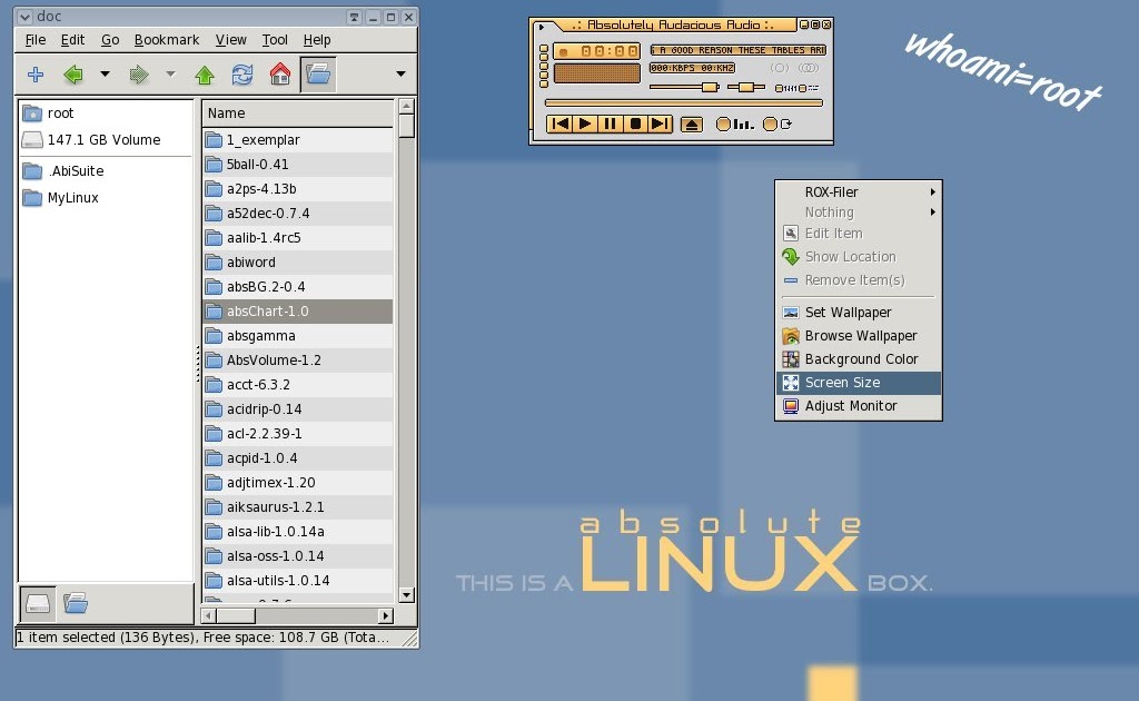 Baixa Linux Já!: Absolute Linux