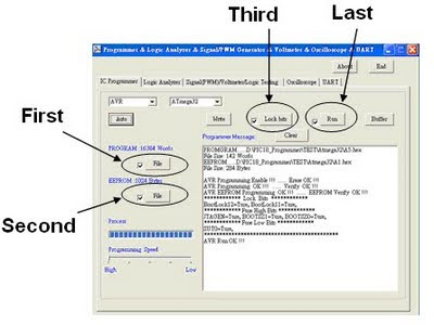 isp51: USB AVR ATmega 24C ISP Multi Programmer + Oscilloscope + Logic ...