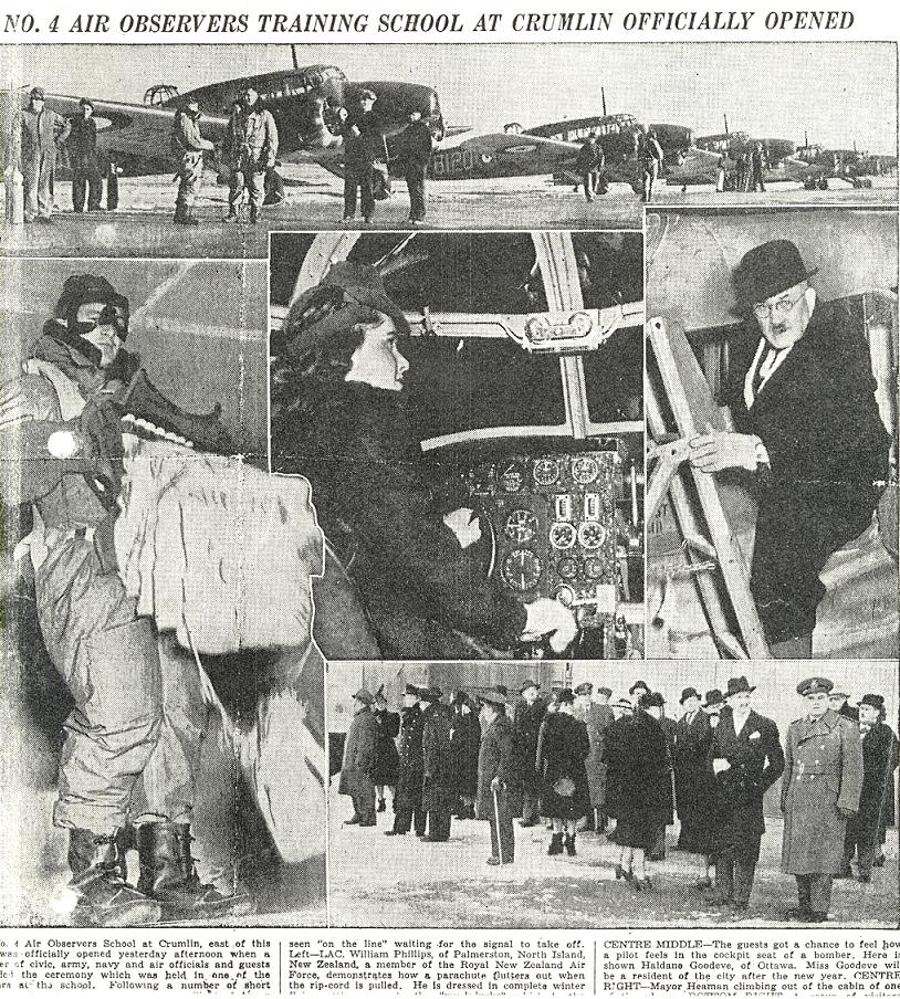 No. 3 Elementary Flying Training School - No. 4 Air Observers School ...