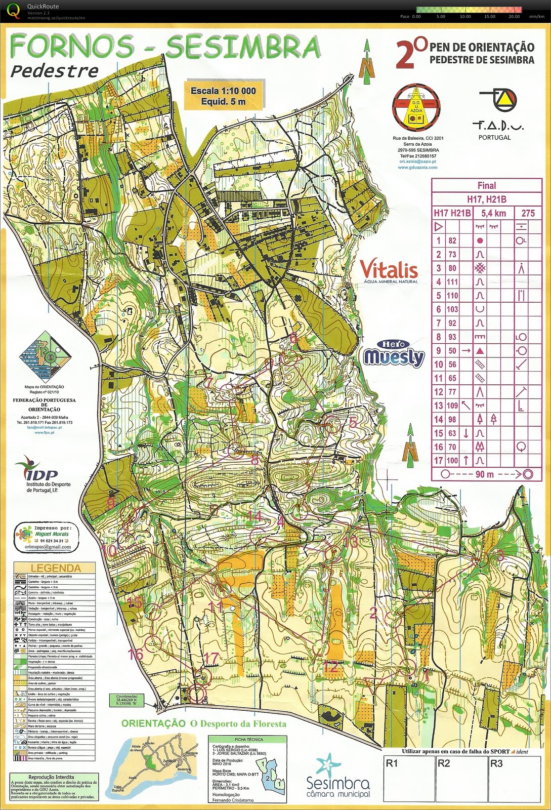 SÓ MAPAS: 2º Open de Orientação Pedestre de Sesimbra - Camp. Nacional ...