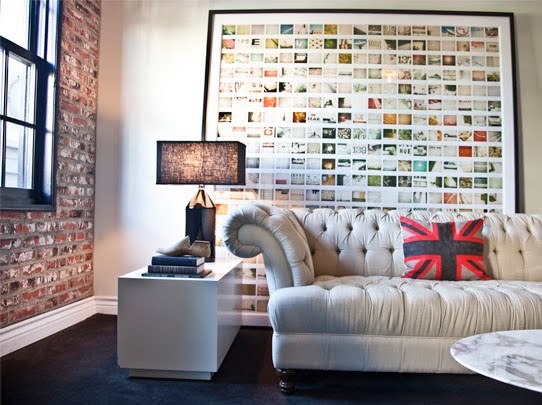 bellevue and rose: polaroid collage