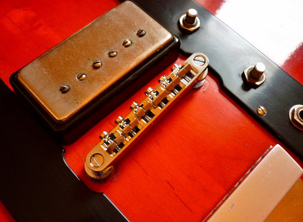 rock blues guitarist : How to install a guitar bridge and how to angle ...