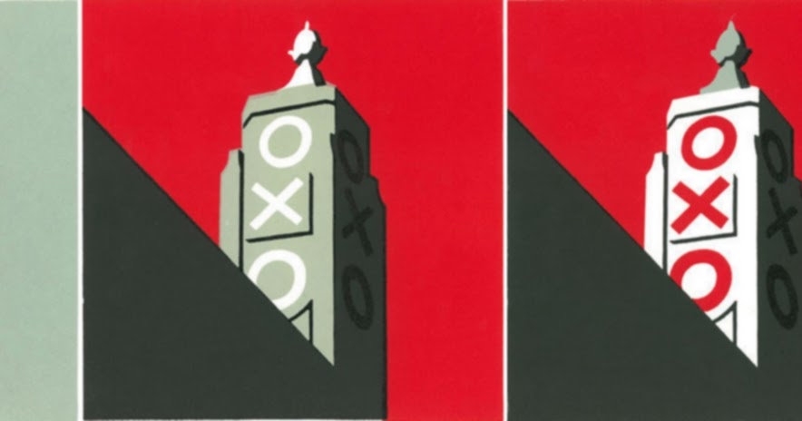 Data Deluge: Paul Catherall OXO building Linocut series