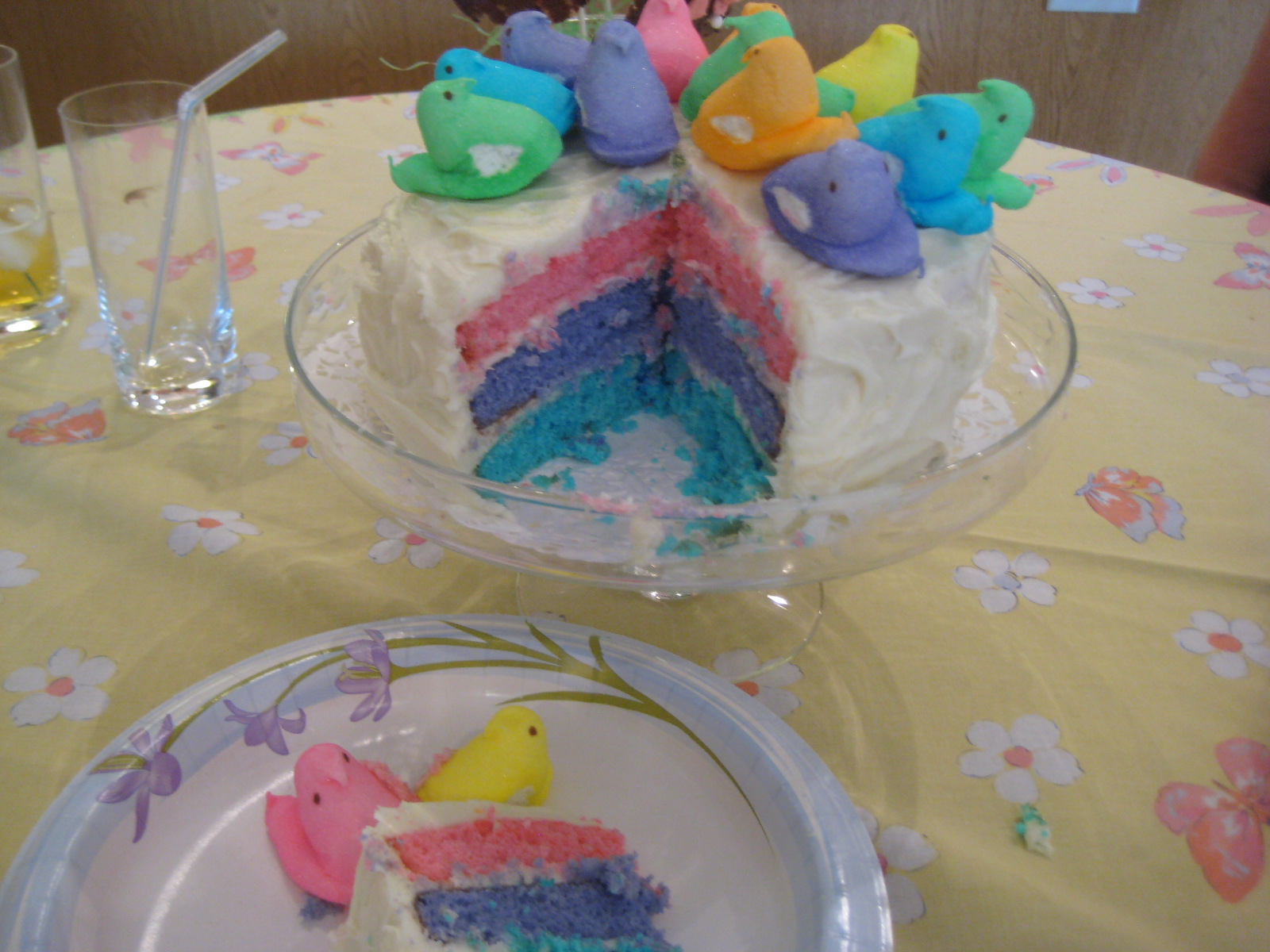 Creative Party Ideas by Cheryl: Peeps Easter Cake Idea