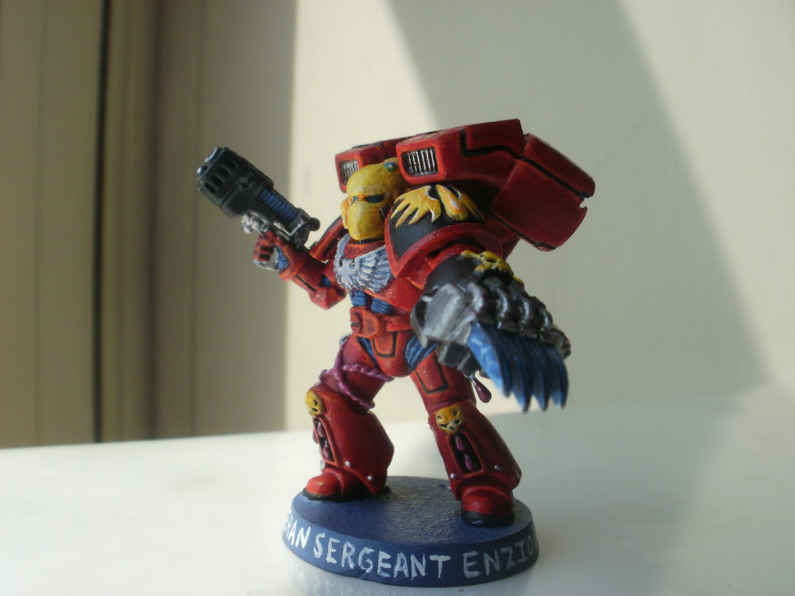 Sepulchre of Heroes: Painted Blood Angel Veteran Sergeant