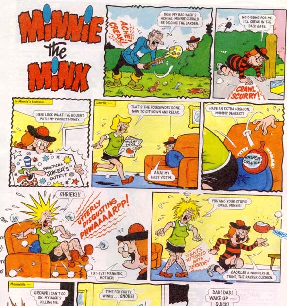 Peter Gray's UK Comic Artists: Tom Paterson's The Beano's Minnie the Minx