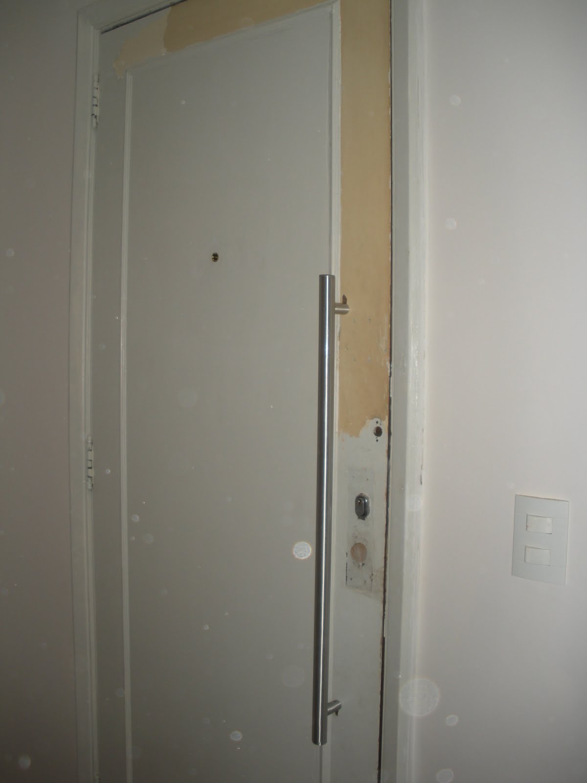 Gleide-casa nova: Puxador da porta principal!!