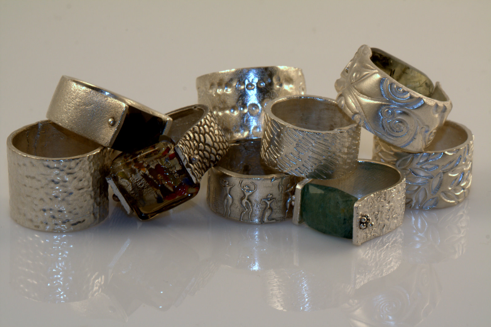 VINE DESIGN and PMC DESIGN STUDIO: Way Cool Silver Rings Created by ...