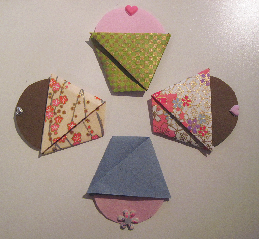 Schmuckes Gedanken Café: Origami Cupcakes