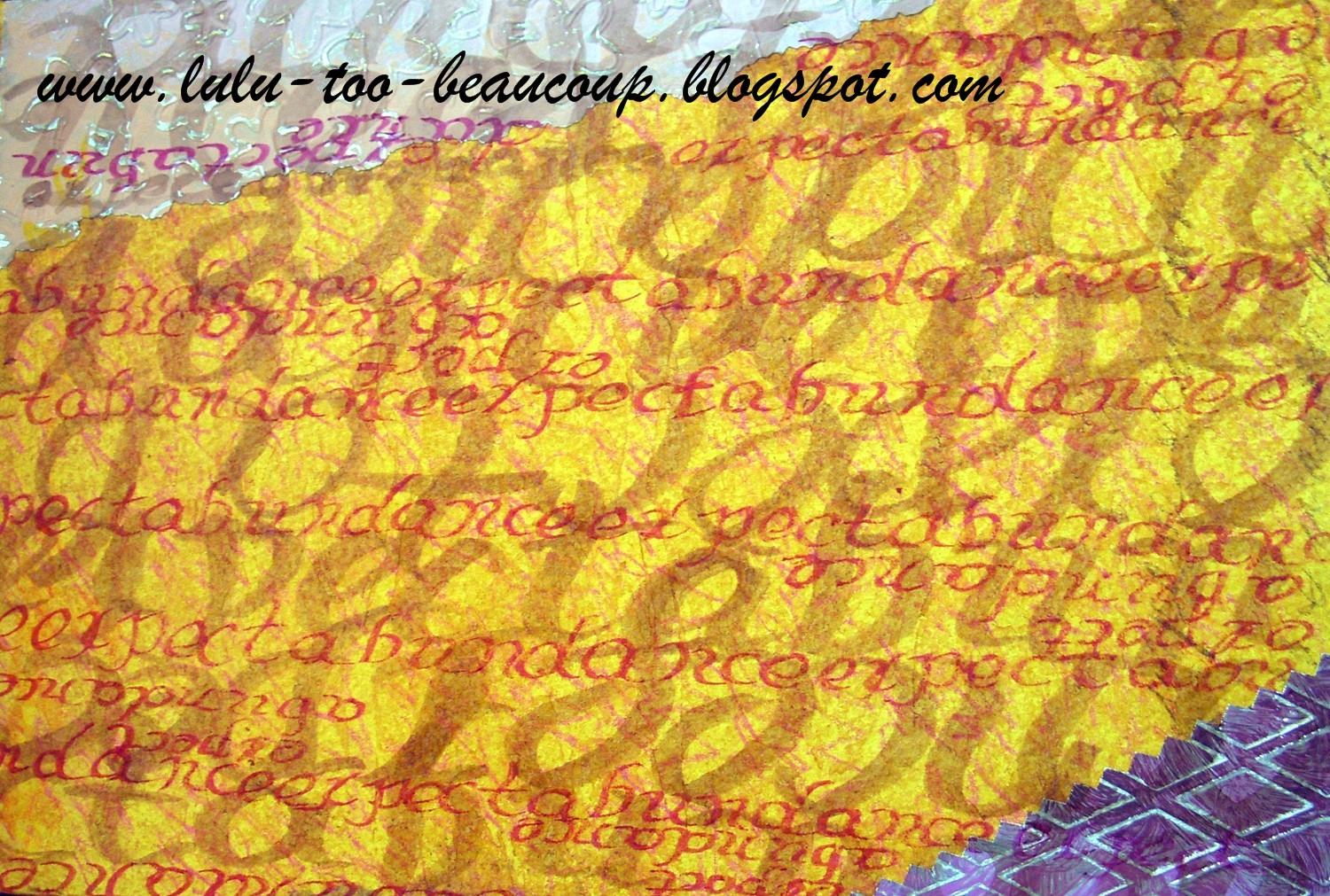 LuLu Too Beaucoup - 'LuLu' Haynes: Art Lettering / Calligraphy on AJ ...