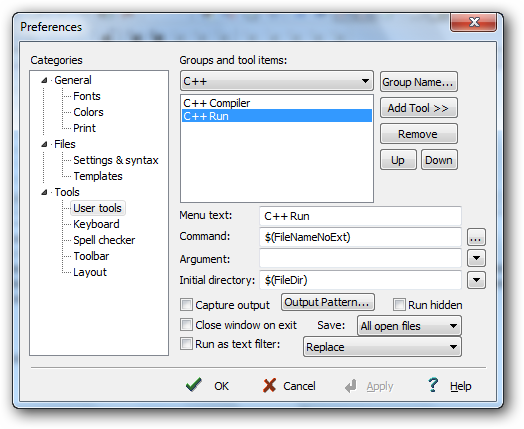 WeB LoG'S JuUiER: Editplus + Turbo C/C++