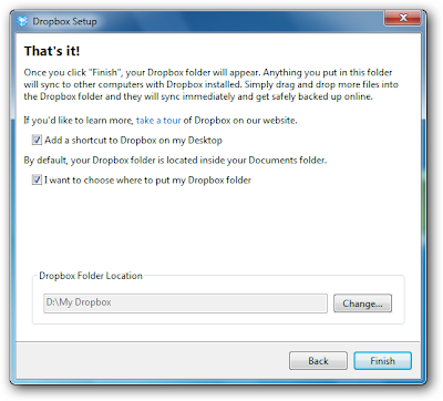 WeB LoG'S JuUiER: Install dropbox in windows