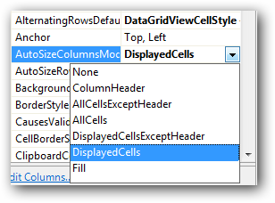 WeB LoG'S JuUiER: Determine column size datagridview properties