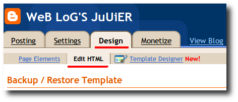 WeB LoG'S JuUiER: Change favicon Blogger