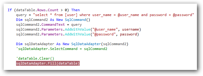 Web Logs Juuier Fill Selectcommandconnection Property Has Not Been Initialized