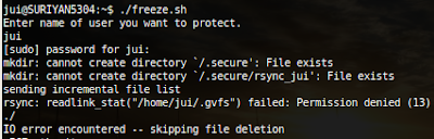 WeB LoG'S JuUiER: Ubuntu freeze script